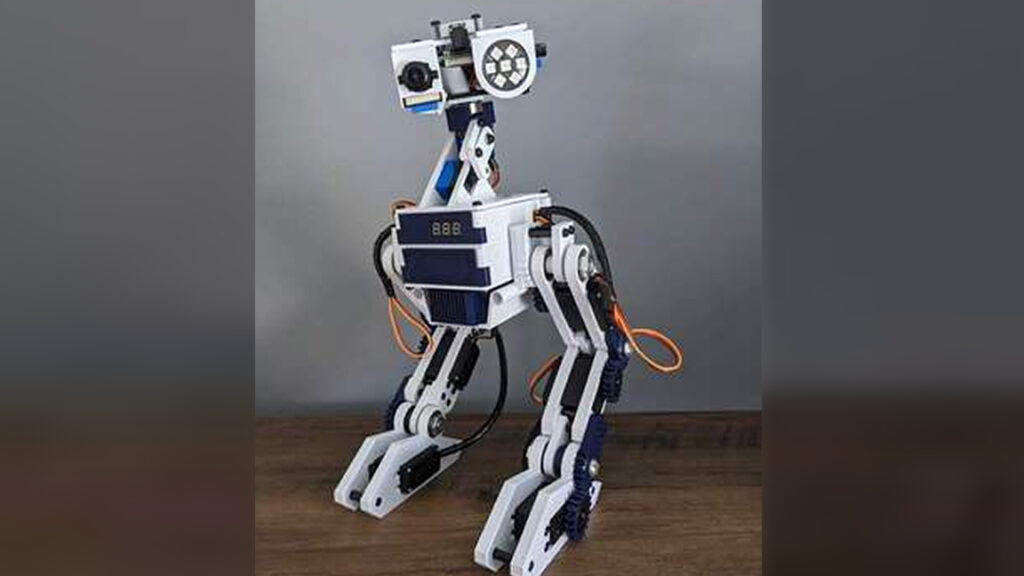 Raspberry Pi robot s bipedálními nohami a integrovanou AI pro pokročilé ...